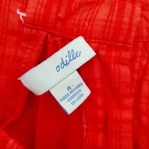 Anthropologie | Tops | Anthropologie Badminton And Bouffant Red Tank 4 ...